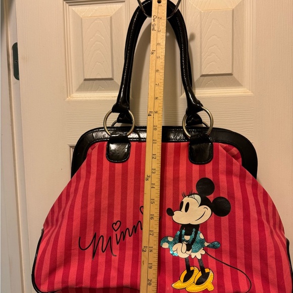 Disney | Bags | Disney Minnie Mouse Red And Black Shoulder Bag | Poshmark
